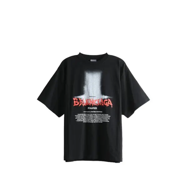 Balenciaga Tops T-shirts & Jerseys - Black