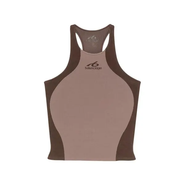 Balenciaga Racerback Tank Top - Brown