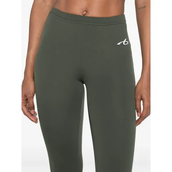 Balenciaga Dark Stretch Trousers - Green