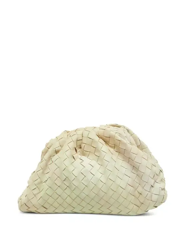 Bottega Veneta Intrecciato The Pouch Clutch Bag - Neutrals
