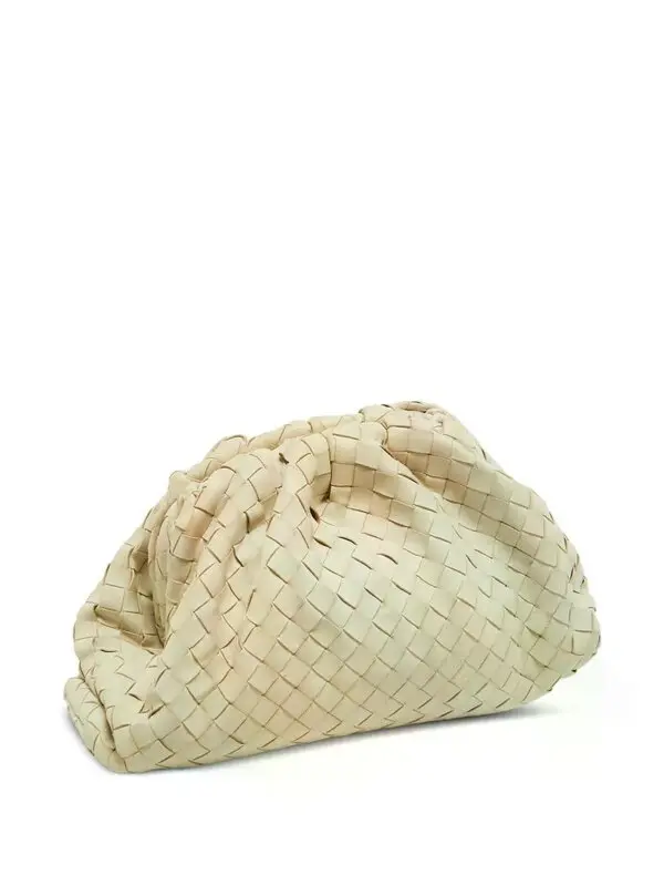 Bottega Veneta Intrecciato The Pouch Clutch Bag - Neutrals