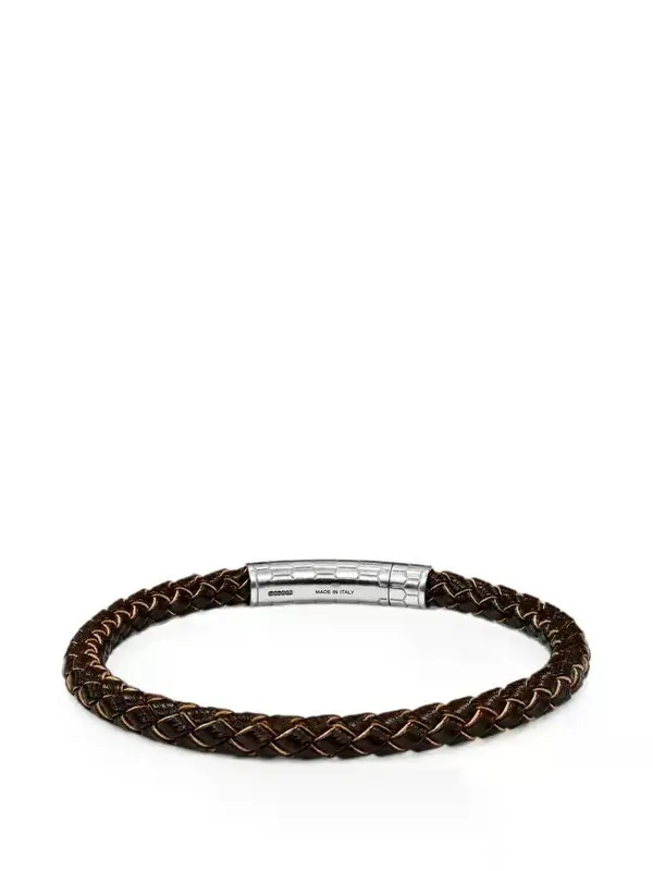 Tateossian Lamborghini Braided Leather Bracelet