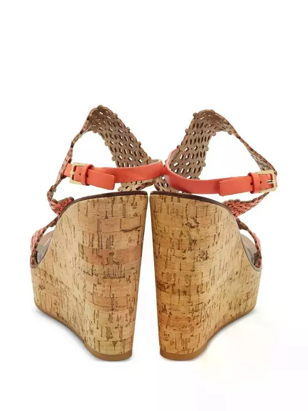 Tory Burch Daisy Perforated Wedge Sandals