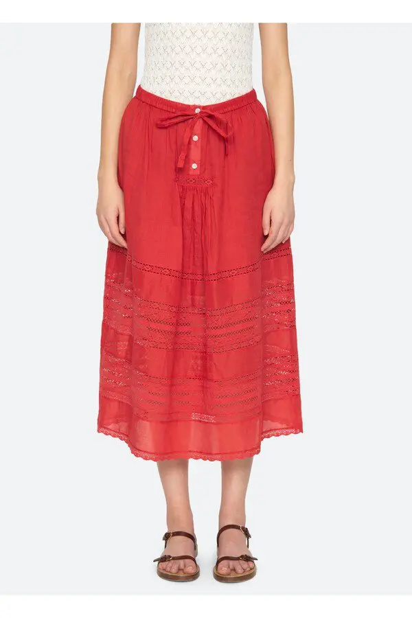 Sea Pippa Skirt - Red