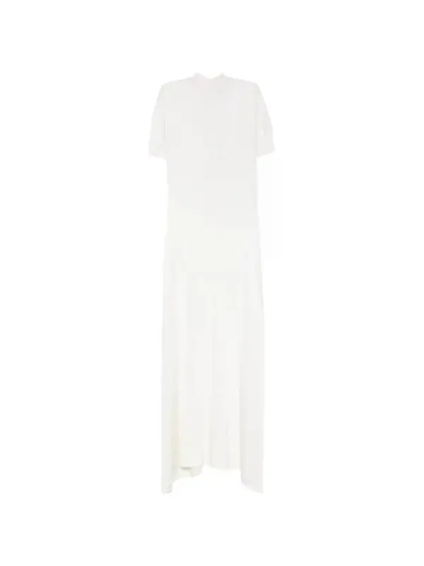ROT The Hot Priest Silk Maxi Dress - Neutrals