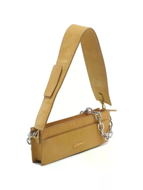 Jacquemus Le Ciuciu Suede Shoulder Bag - Neutrals