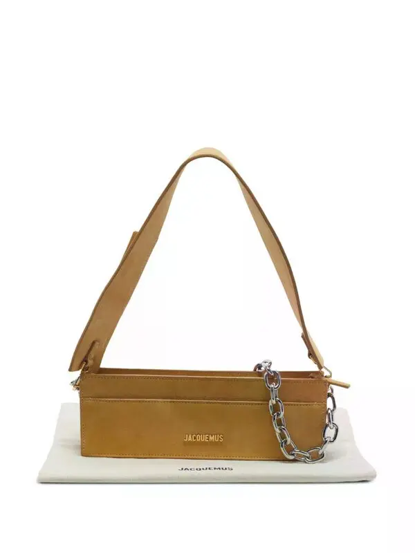 Jacquemus Le Ciuciu Suede Shoulder Bag - Neutrals