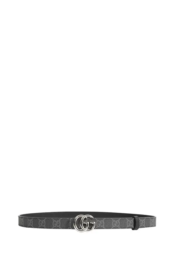 Gucci Reversible Gg Marmont Thin Belt
