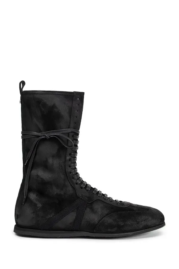 ANN DEMEULEMEESTER Fides High-top Boxing Sneakers