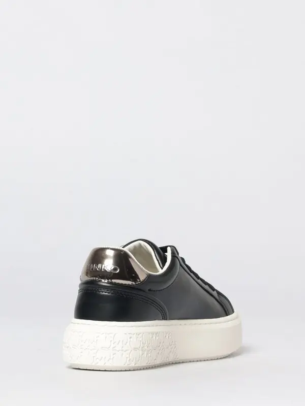 Pinko Leather Lace-up Sneakers