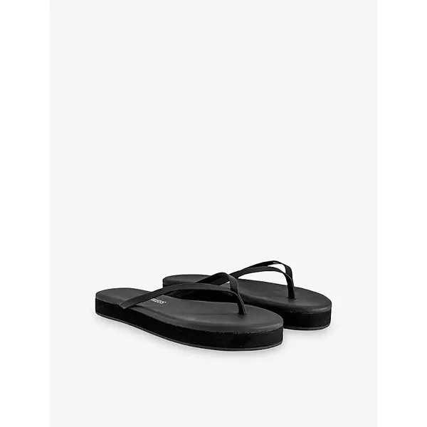 Tkees Lily Platform Leather Flip-flops