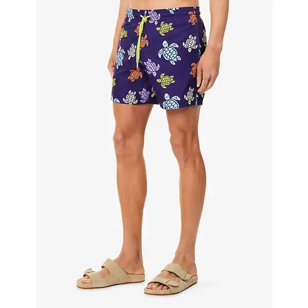 Vilebrequin Mahina Printed Swim Shorts - Violette