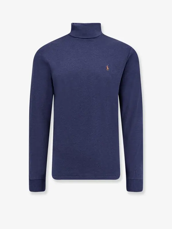 Polo Ralph Lauren Cotton Turtleneck - Blue