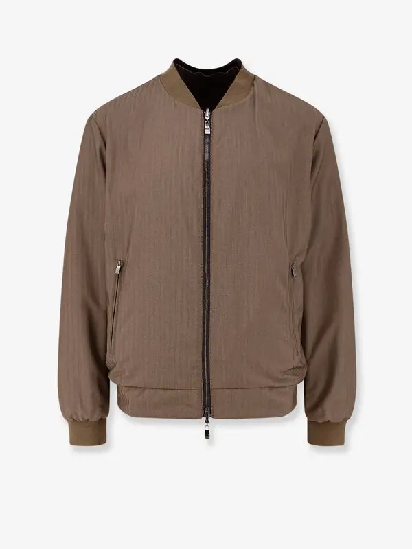 Corneliani Reversible Leather Jacket