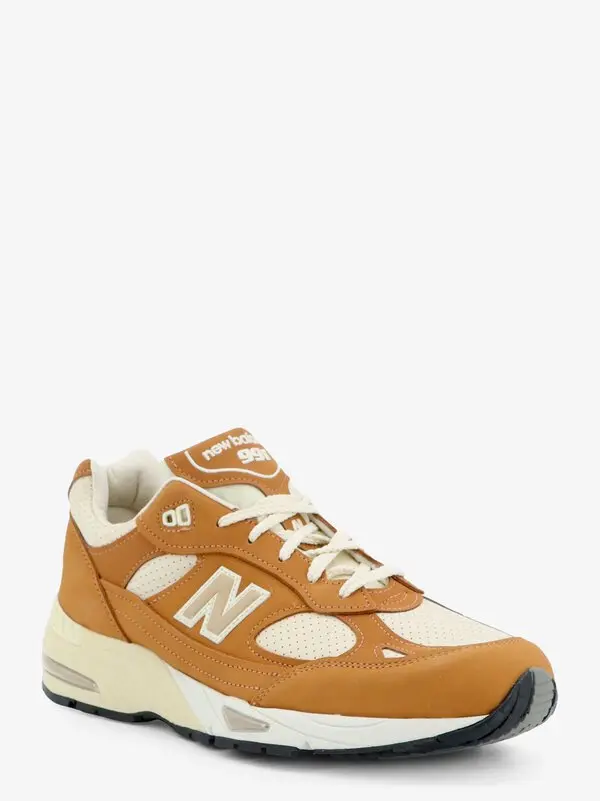 NEW BALANCE 991 Tier Leather Sneakers With Iconic Side Logo