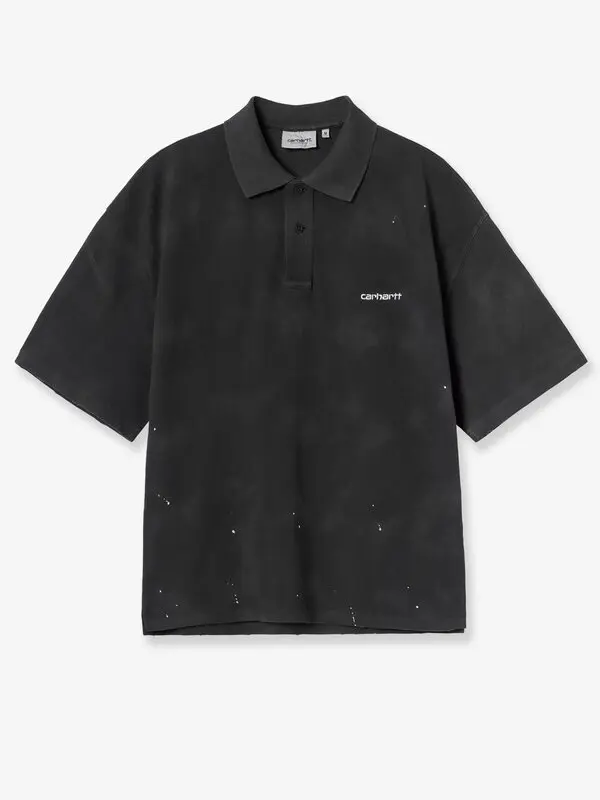 Carhartt Work In Progress Cotton Painter Polo Shirt - Black