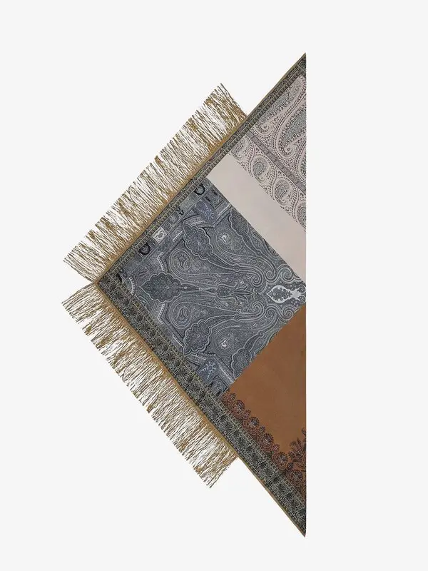 PIERRE-LOUIS MASCIA Multicolored Silk Shawl