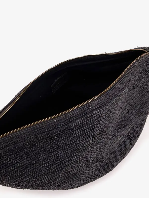 IBELIV Raffia Clip Crossbody Bag