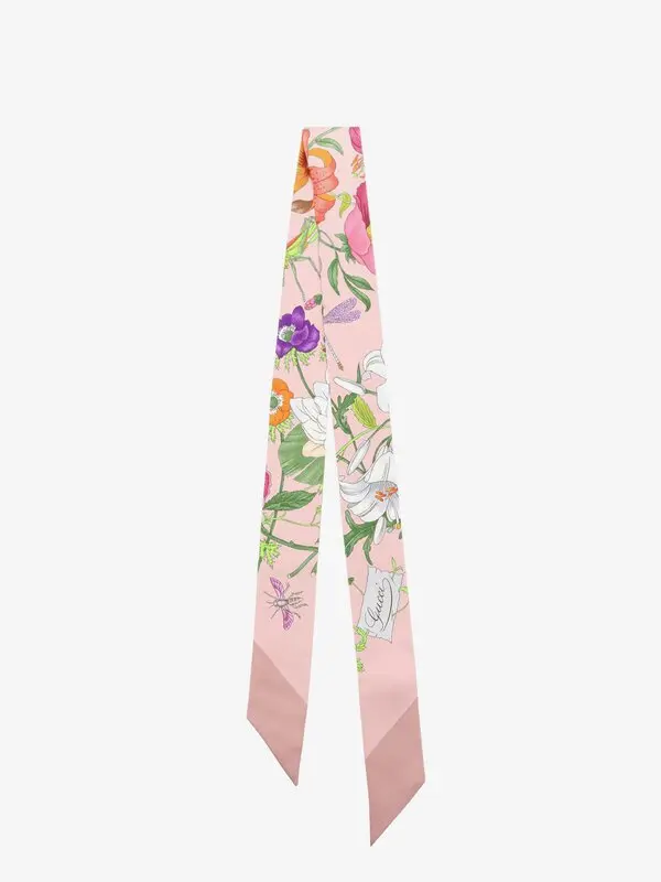 Gucci Silk Bandeau - Pink