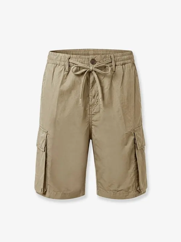 NUGNES 1920 Cargo Cotton Bermuda Shorts