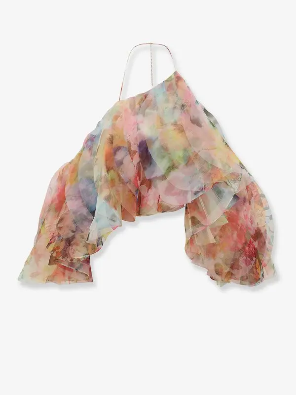 Zimmermann Luna Fanned Top - Multicolor