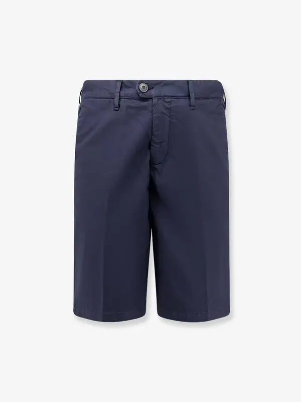 NUGNES 1920 Regular Fit Cotton Bermuda Shorts