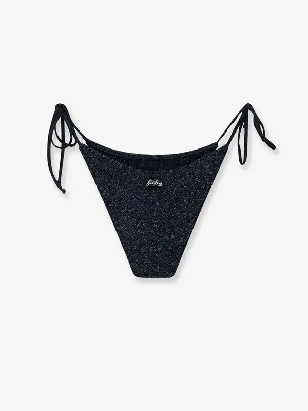 MC2 SAINT BARTH Virgo Crinkle Lurex Bikini Top