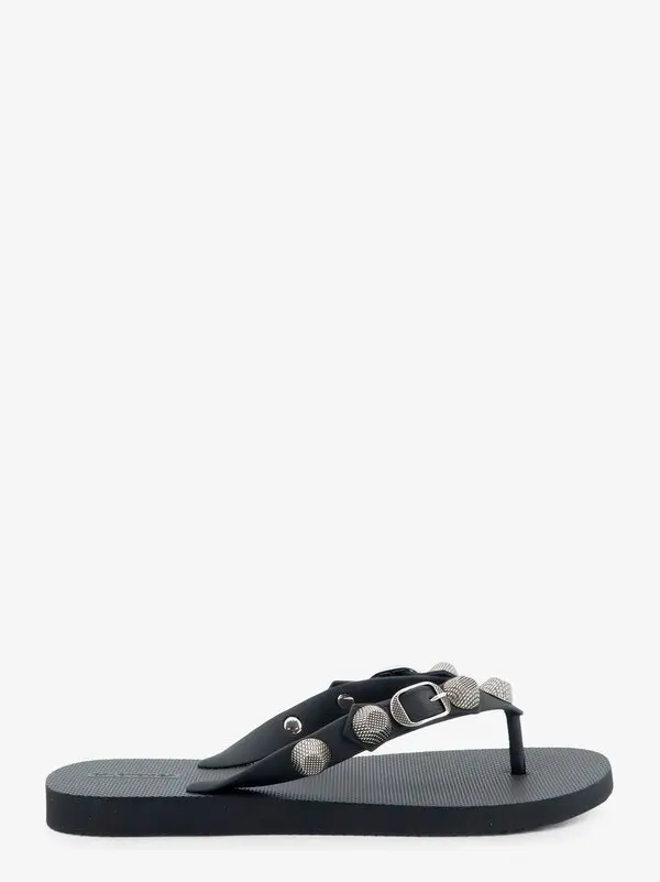 Balenciaga Cagole Flip Flops With Studs