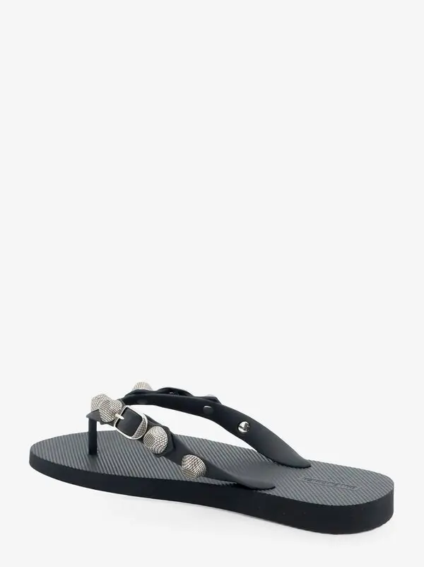 Balenciaga Cagole Flip Flops With Studs