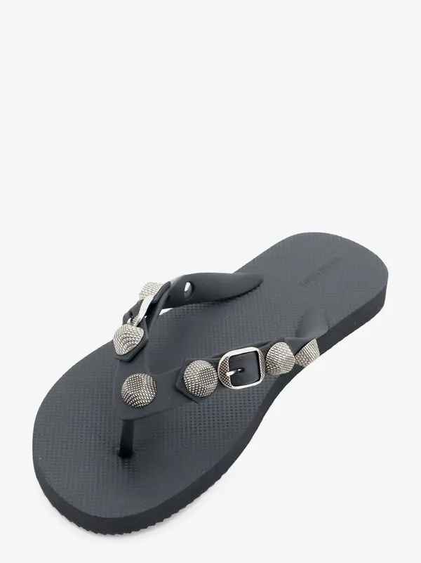 Balenciaga Cagole Flip Flops With Studs