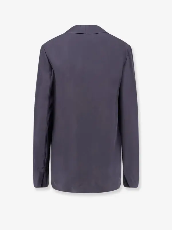 ALYSI Doublebreasted Silk Blazer