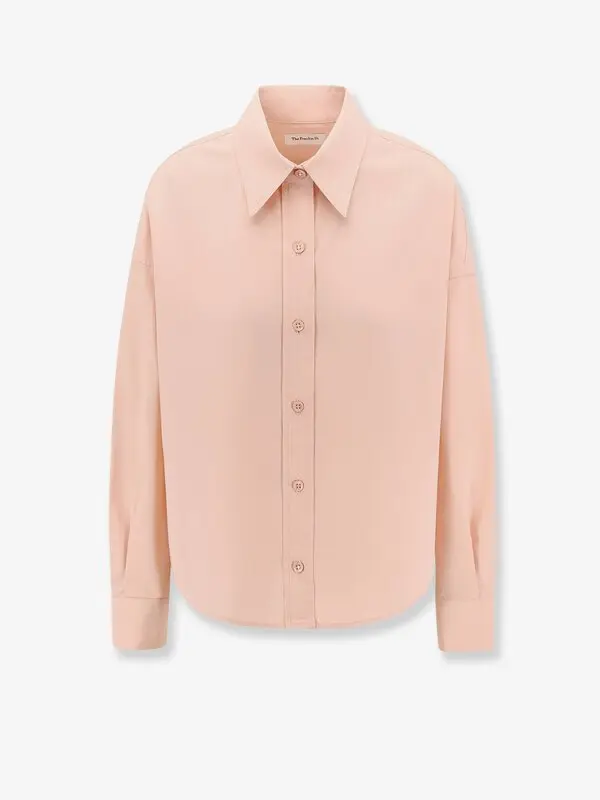 THE FRANKIE SHOP Arlen Cotton Shirt - Pink