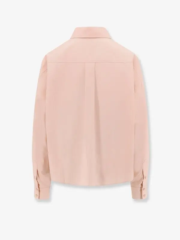 THE FRANKIE SHOP Arlen Cotton Shirt - Pink