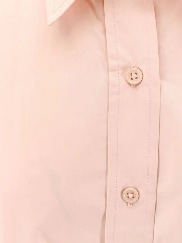 THE FRANKIE SHOP Arlen Cotton Shirt - Pink