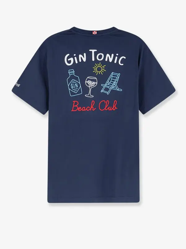 MC2 SAINT BARTH Portland Cotton Tshirt With Front Embroidery