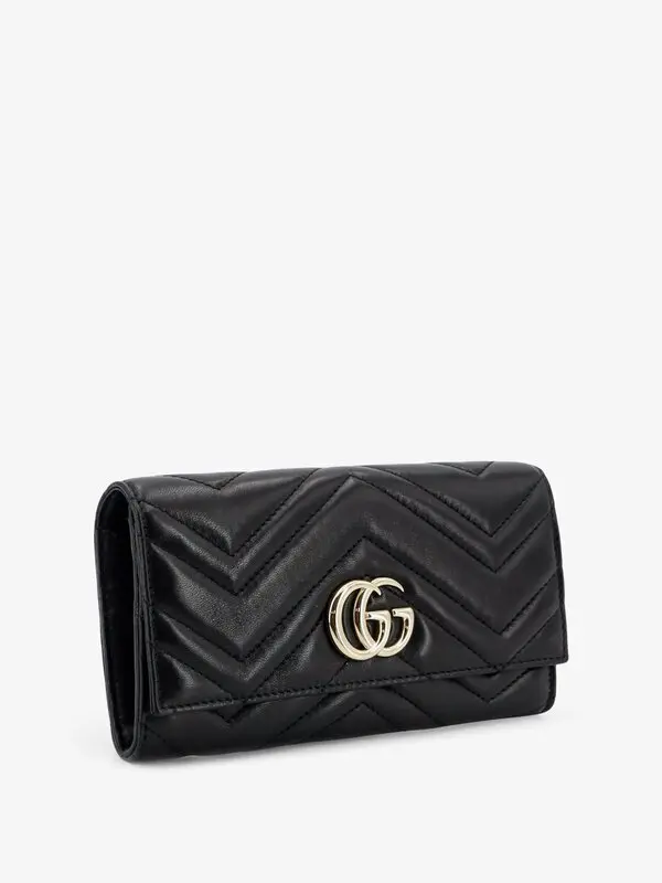 Gucci Gg Continental Leather Wallet
