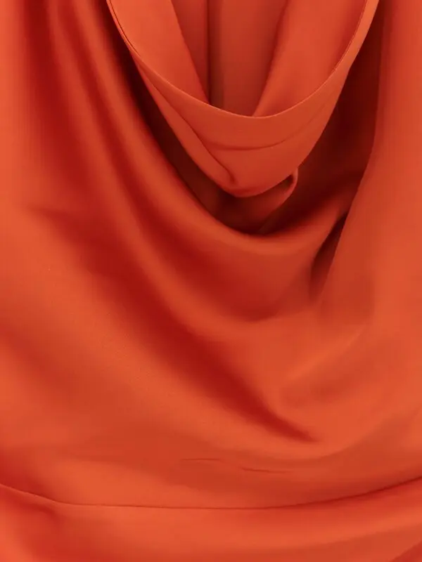 ACTUALEE Satin Long Dress
