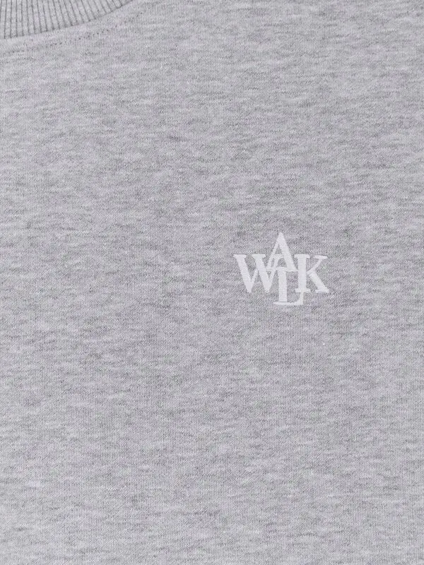 WALK IN PARIS Cotton Sweatshirt With Embroidered Logo