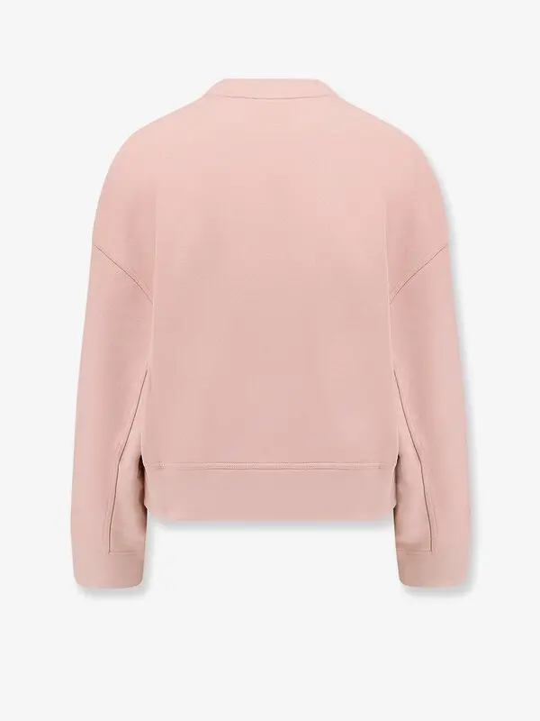 Moncler Cotton Sweatshirt With Logo Patch