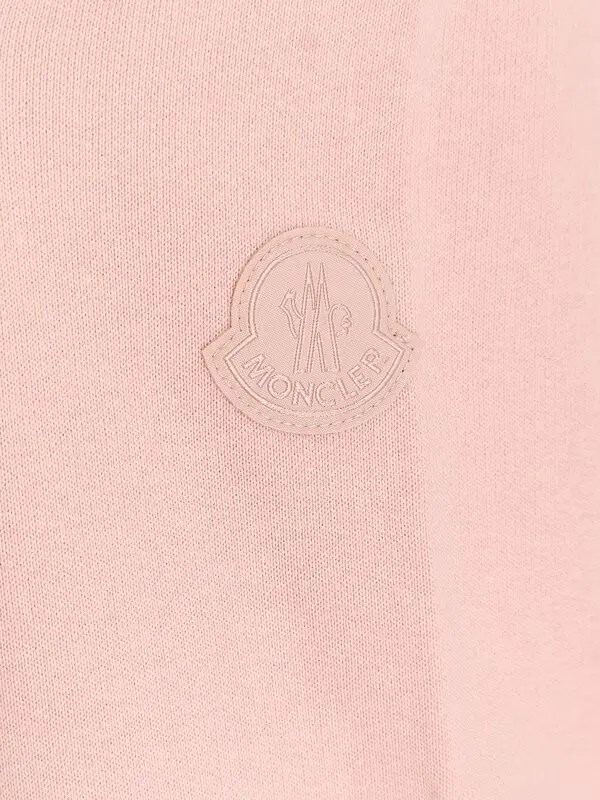 Moncler Cotton Sweatshirt With Logo Patch