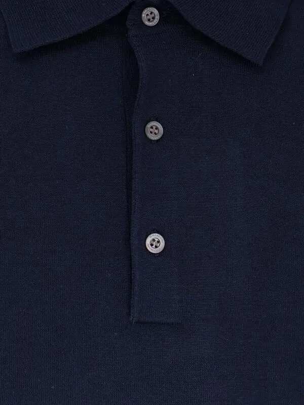 BRAMANI CASHMERE Cotton And Silk Blend Polo Shirt