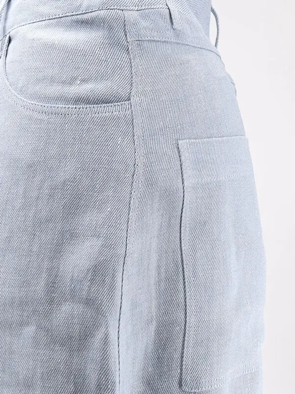 ALYSI Dèlavé Linen Bermuda Shorts