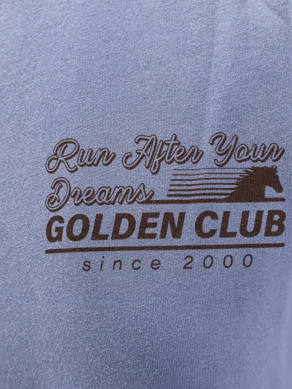 GOLDEN GOOSE Cotton T-shirt With Logo Detail