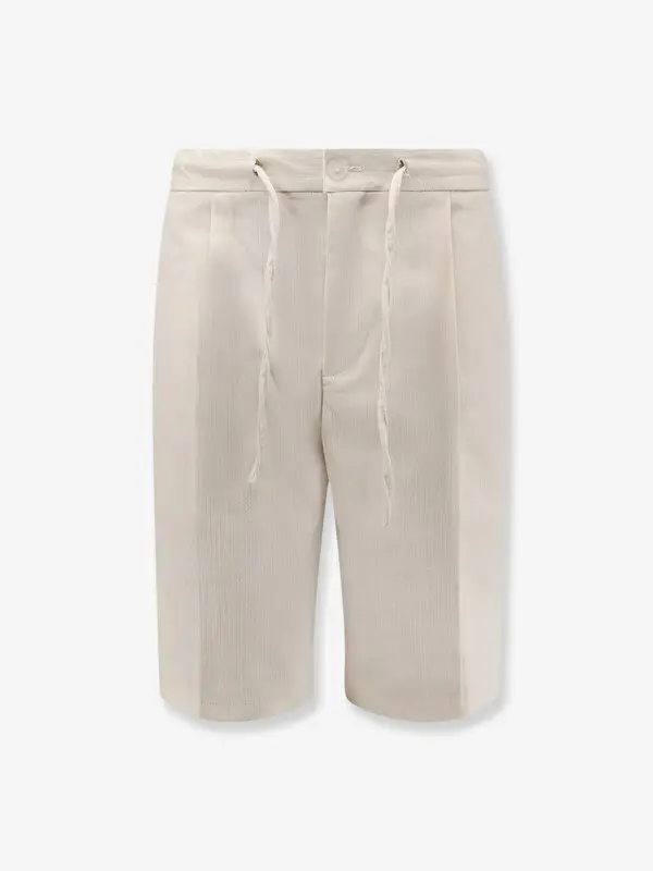 HEVO Torre Lapillo Cotton Blend Tailored Shorts