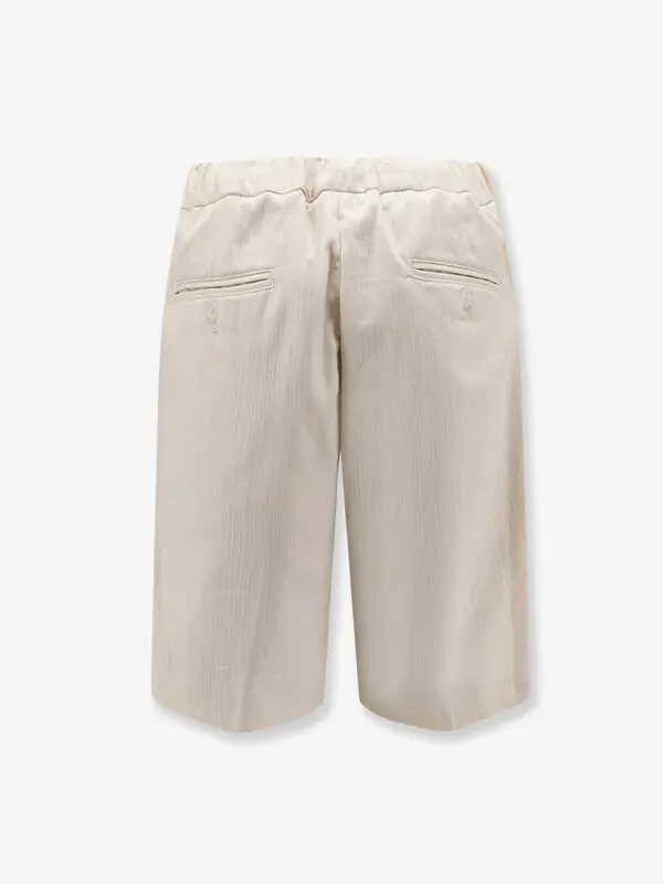 HEVO Torre Lapillo Cotton Blend Tailored Shorts