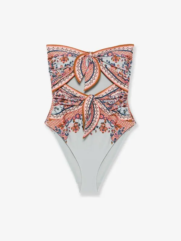 Zimmermann Aster One-piece Paisley Print Swimsuit