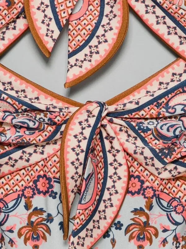 Zimmermann Aster One-piece Paisley Print Swimsuit