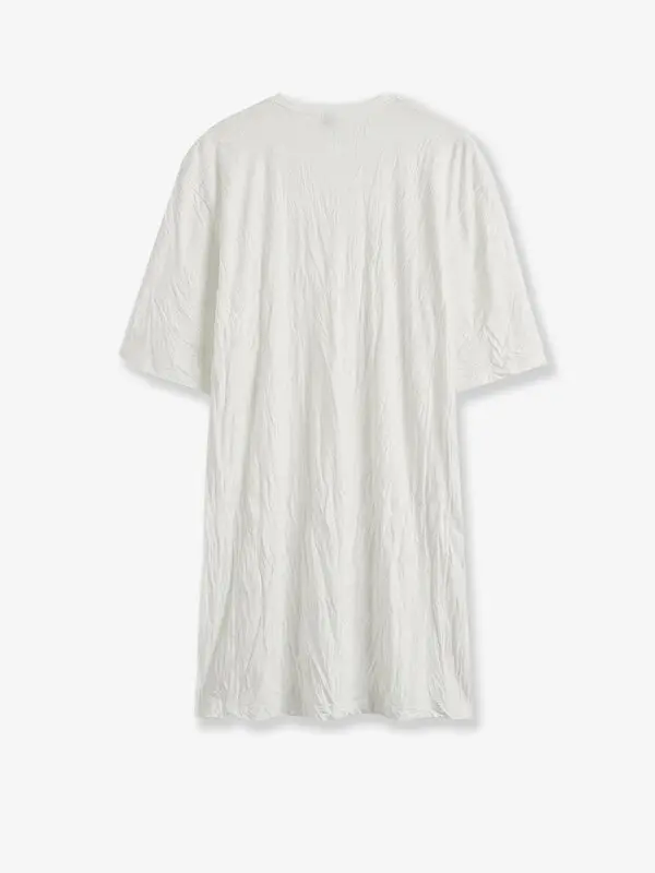 TOTEME Relaxed Fit Short Cotton Blend Dress
