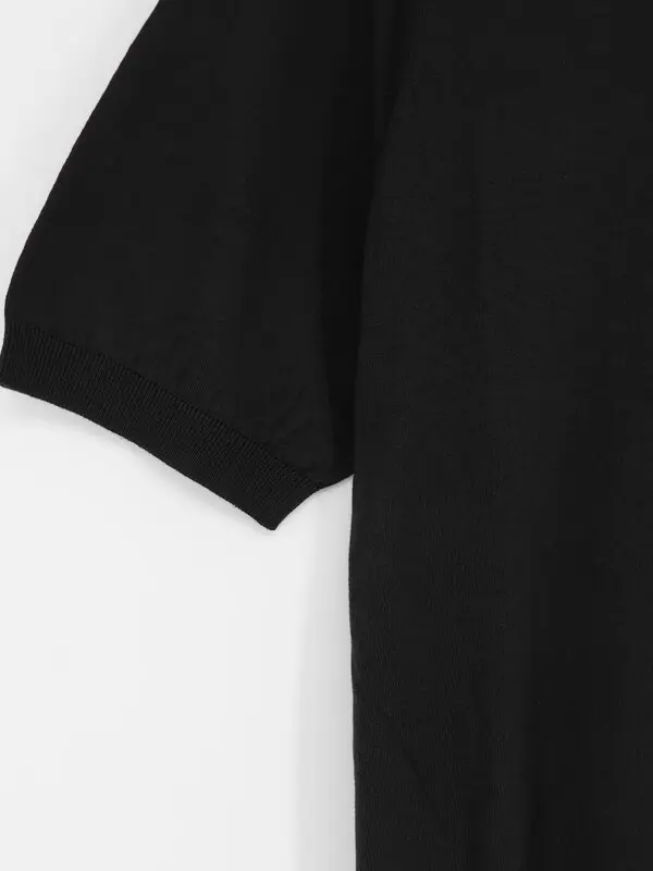 Alpha Studio Cotton And Silk Blend Polo