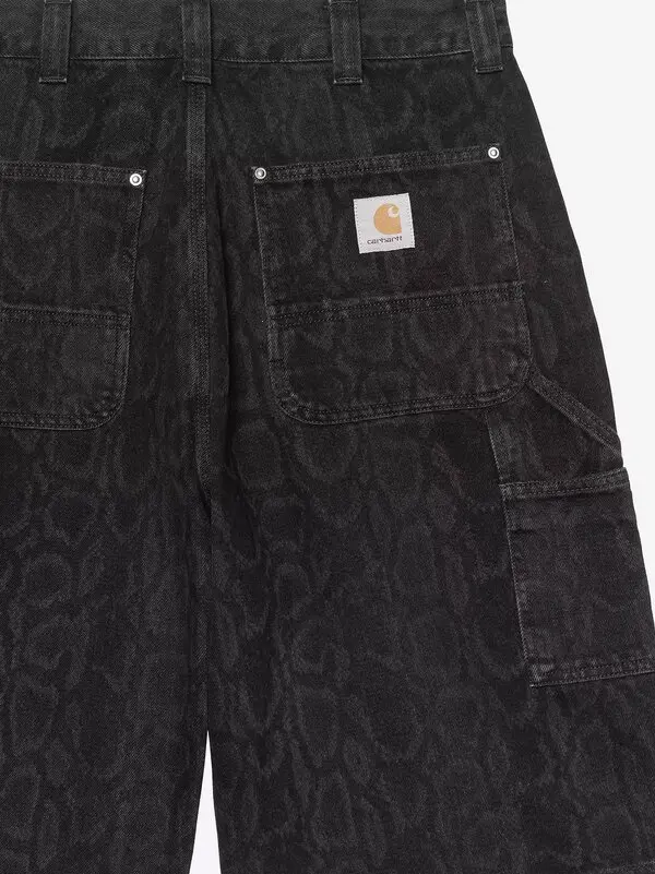 Carhartt Work In Progress Og Double Knee Denim Bermuda Shorts